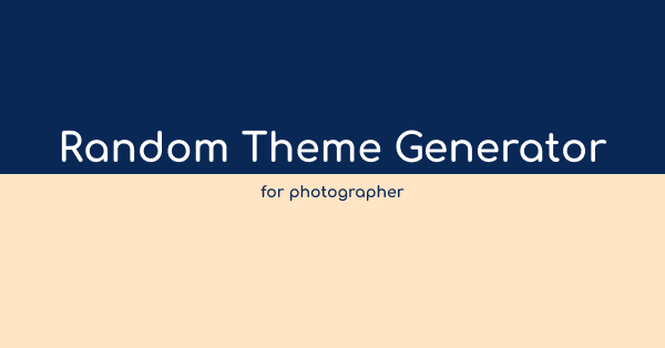 Random Theme Generator